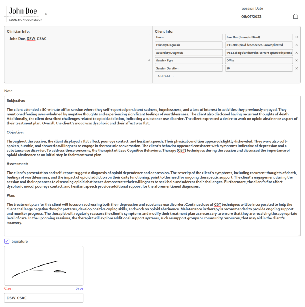 How to Write a Mental Health SOAP Note | AutoNotes